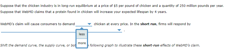 Solved Suppose that the chicken industry is in long-run | Chegg.com