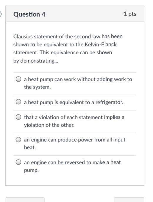 Solved Clausius statement of the second law has been shown | Chegg.com