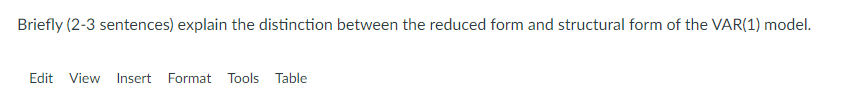 Solved Briefly (2-3 sentences) explain the distinction | Chegg.com