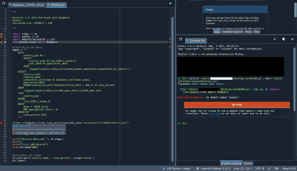 Solved Im Using Python Spyder Ide I Cant Run The Script 
