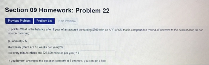 Solved Section 09 Homework: Problem 22 Previous | Chegg.com