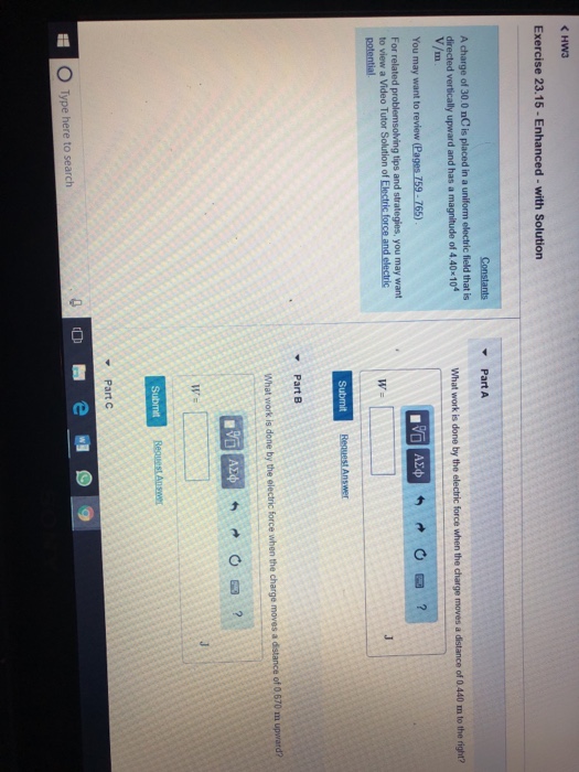 Solved Exercise 23.9-Enhanced-with Solution Part A Two | Chegg.com