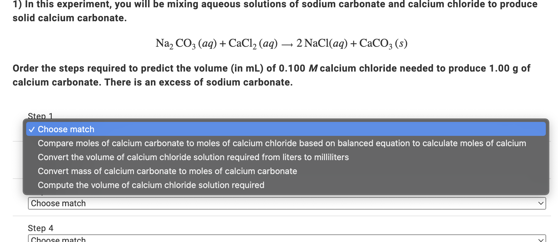 Solved In this experiment, you will be mixing aqueous | Chegg.com