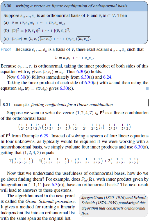 Solved 6.30 writing a vector as linear combination of | Chegg.com