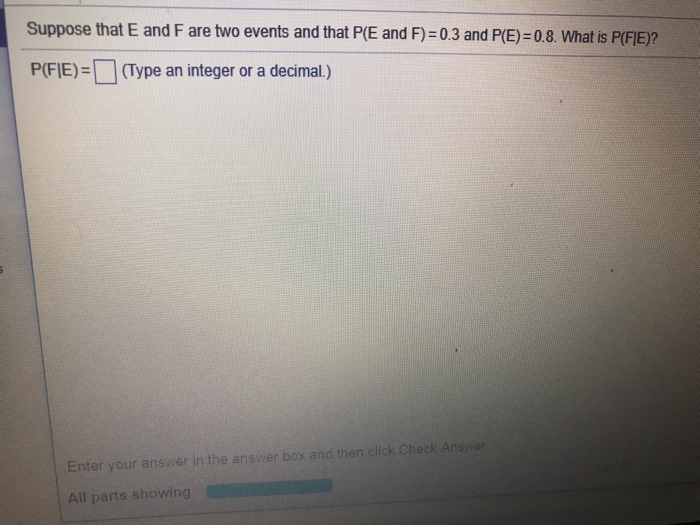Solved Suppose that E and F are two events and that P(E and | Chegg.com