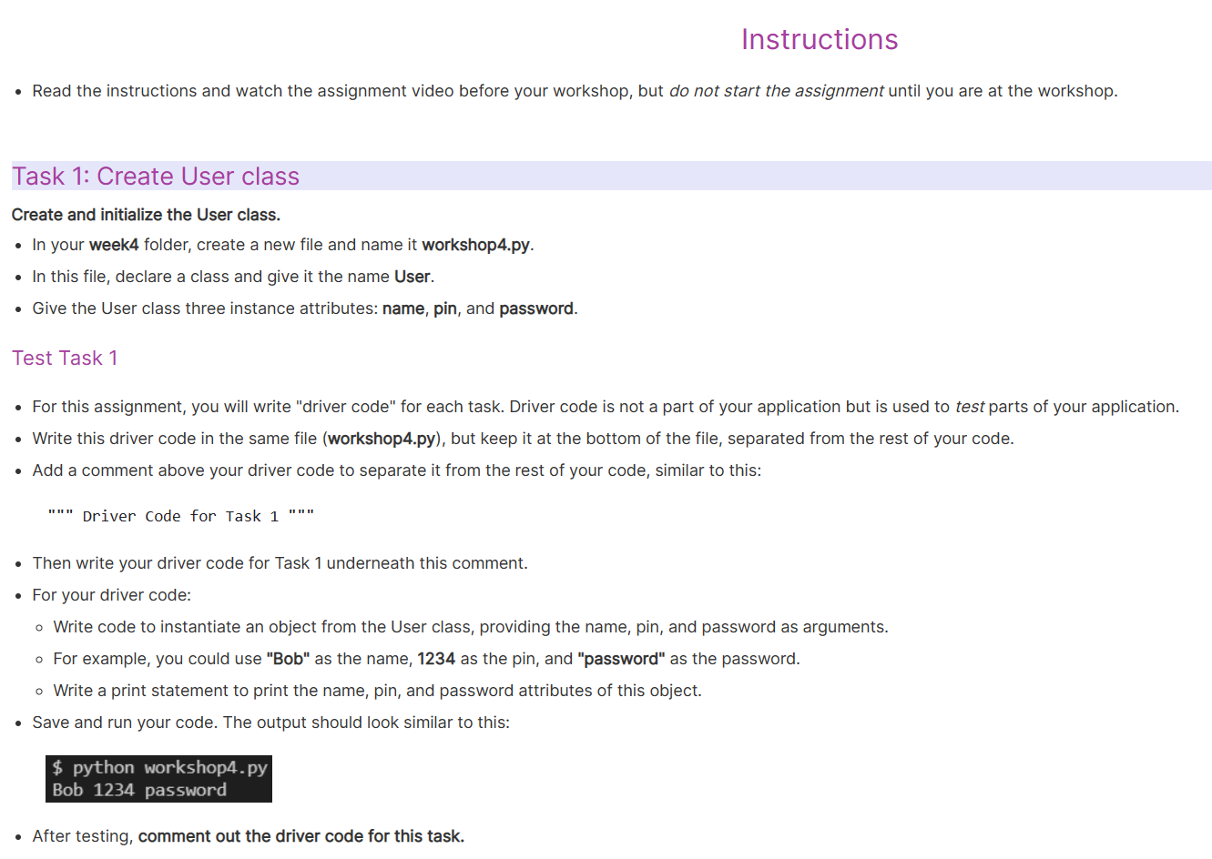 Solved Knowledge of Object-Oriented Programming with the | Chegg.com