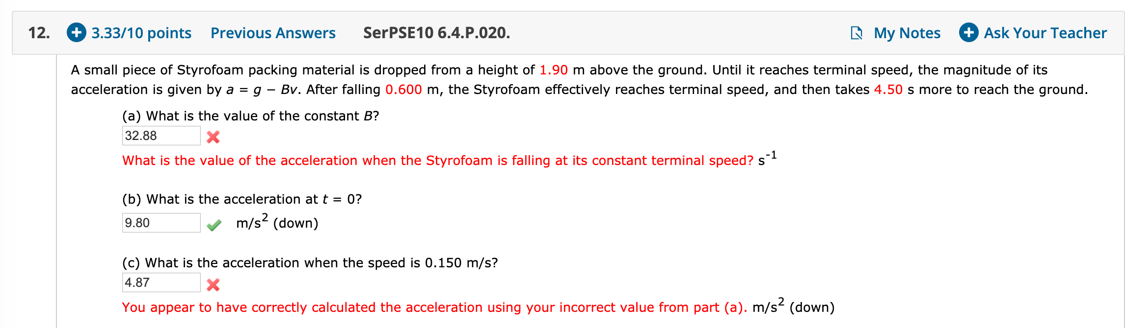 Solved 3.33/10 points Previous Answers SerPSE10 6.4. P.020. | Chegg.com Solved 3.33/10 points Previous Answers SerPSE10 6.4. P.020. | Chegg.com