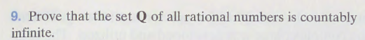 Solved 9. Prove that the set Q of all rational numbers is | Chegg.com