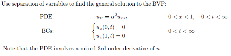 Solved Use separation of variables to find the general | Chegg.com