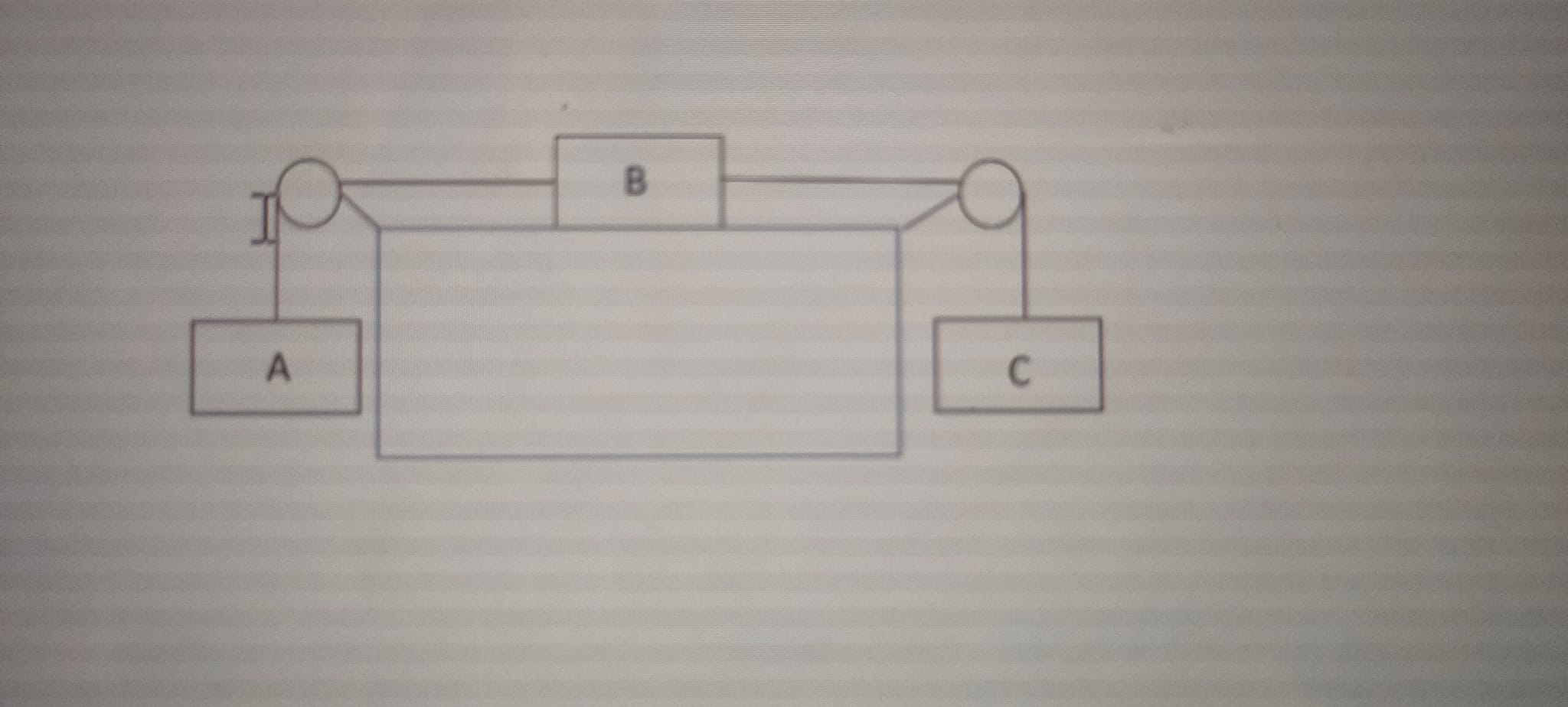 Solved Block B on a horizontal tabletop is attached by very | Chegg.com