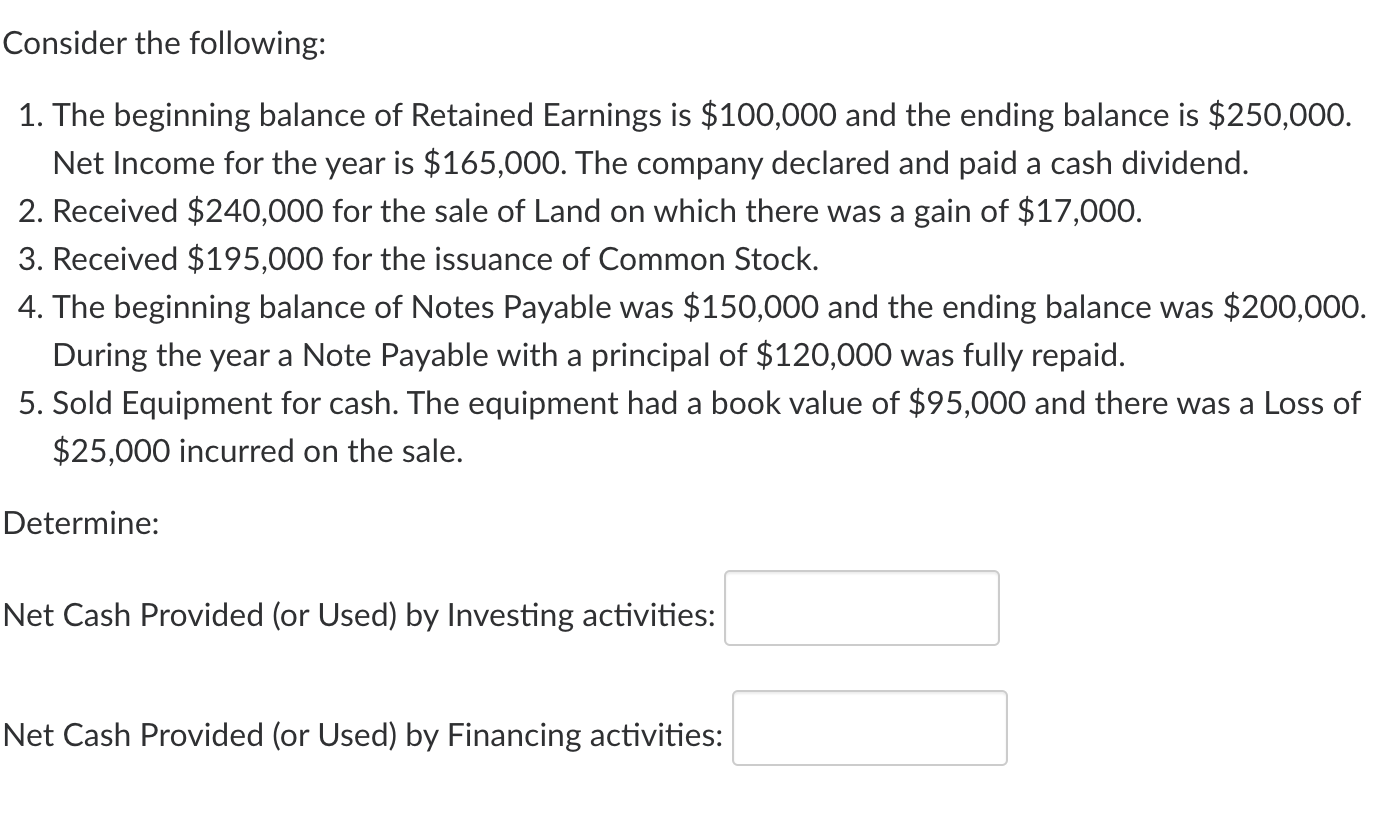 Solved Consider the following: 1. The beginning balance of | Chegg.com