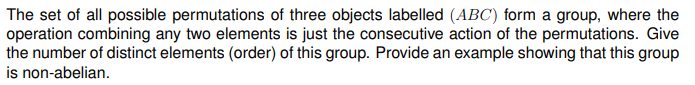 Solved The set of all possible permutations of three objects | Chegg.com