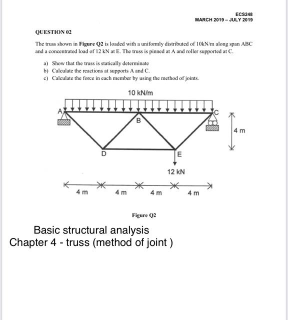 [Solved]: ECS248 MARCH 2019 - JULY 2019 QUESTION 02 The tr