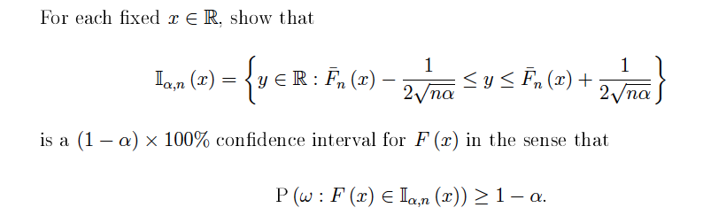 Solved Given condition: The cumulative distribution | Chegg.com