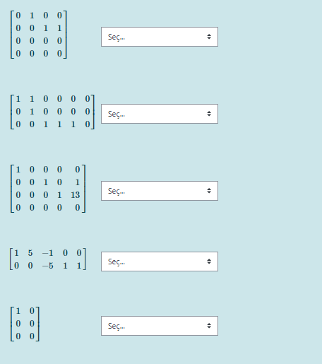 Solved Classify the following matrices as to whether they | Chegg.com