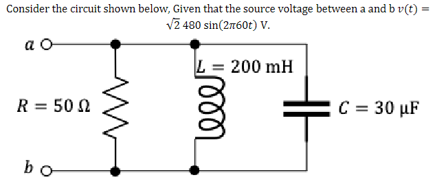 Solved Find: a) The real power delivered by the source b) | Chegg.com