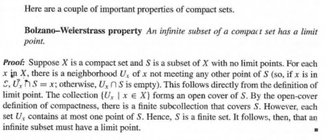 Solved Here are a couple of important properties of compact | Chegg.com