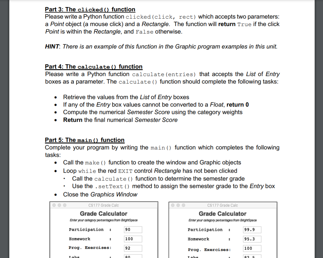 Solved Part 1: Setup Your lab2-3.py Python File In Python, | Chegg.com