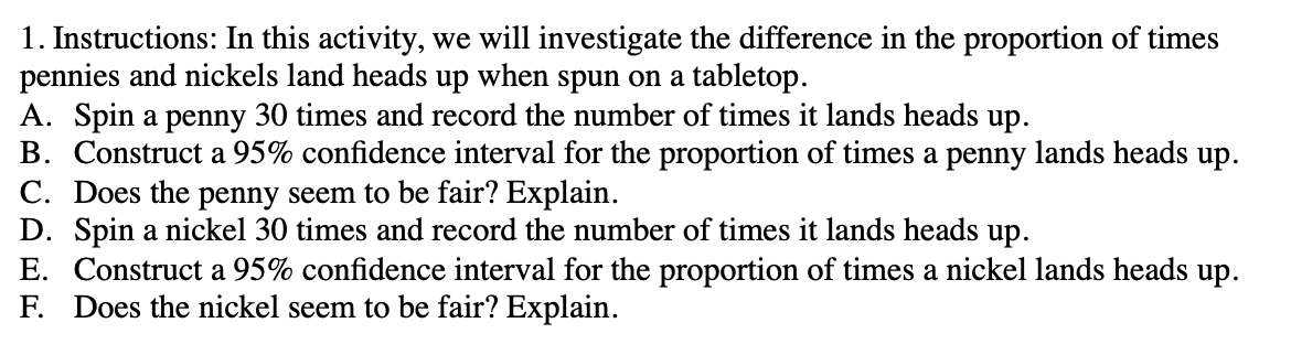 Solved 1. Instructions: In this activity, we will | Chegg.com