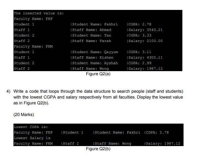Solved You are required to create a program to store | Chegg.com