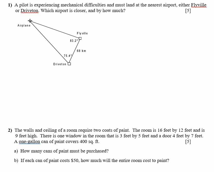 Solved 1) A pilot is experiencing mechanical difficulties | Chegg.com