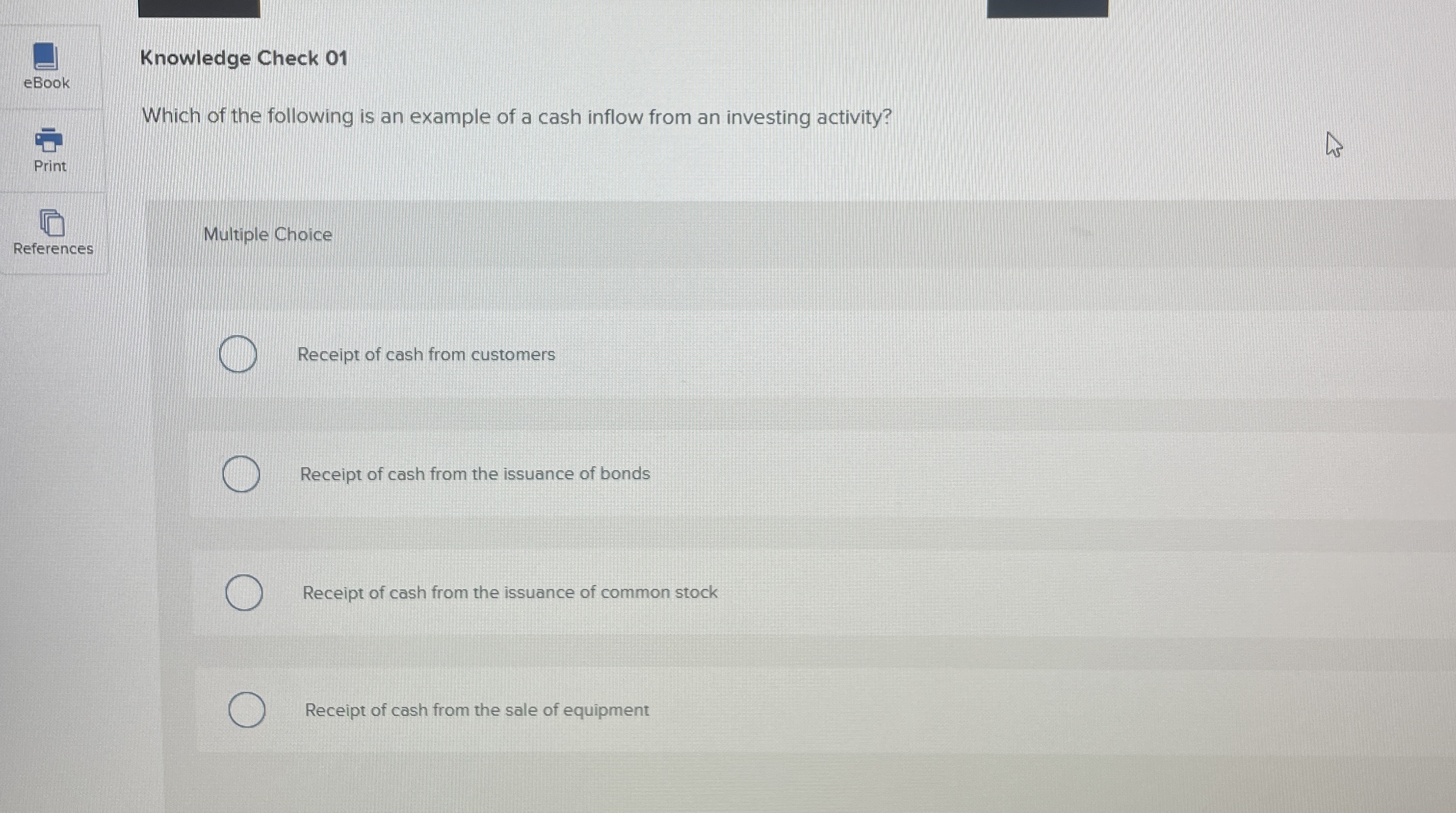 Solved Knowledge Check 01Which of the following is an | Chegg.com