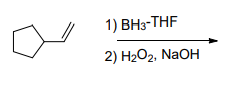 Solved 1) BH3-THF 2) H2O2,NaOH | Chegg.com
