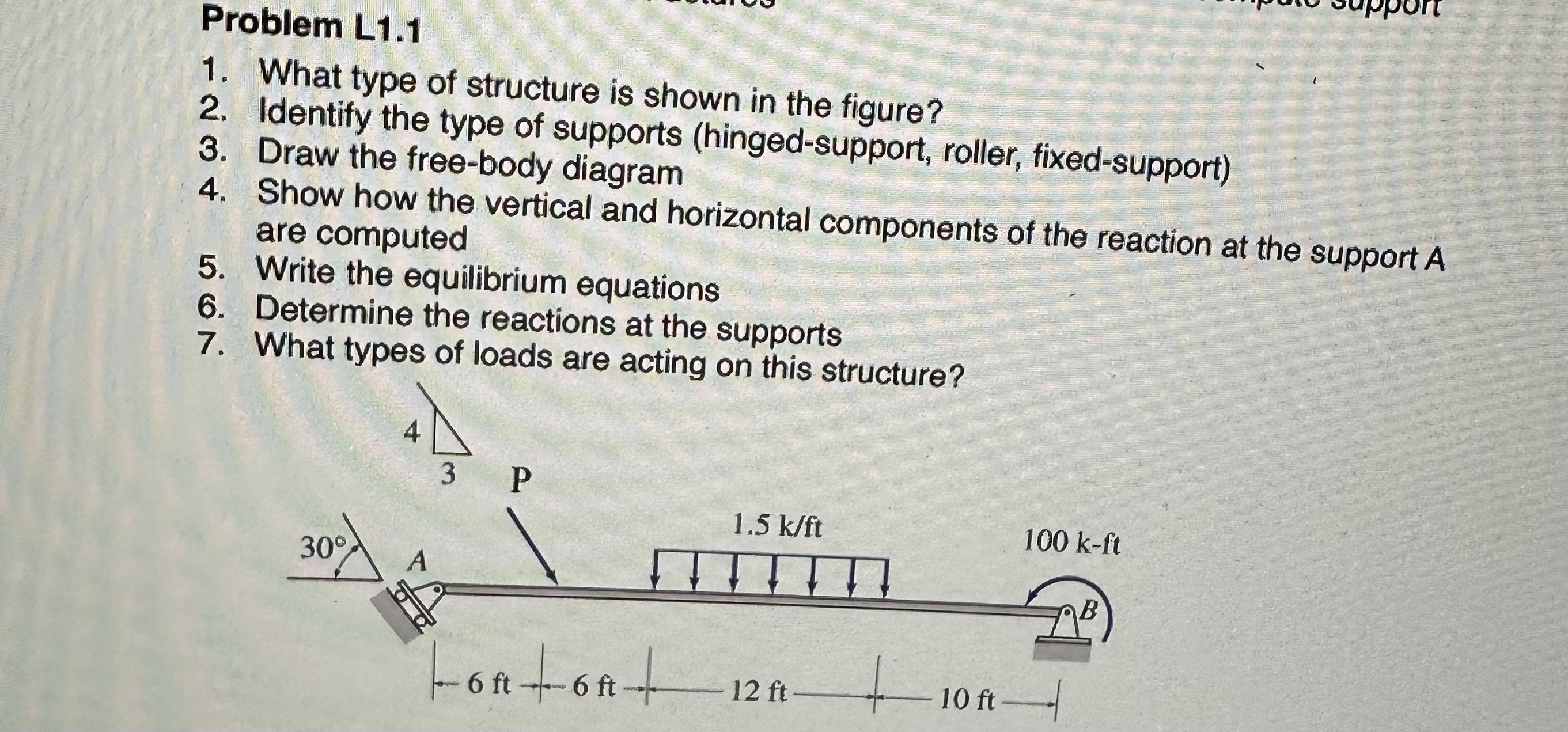 Solved Problem L1.1 1. What type of structure is shown in | Chegg.com