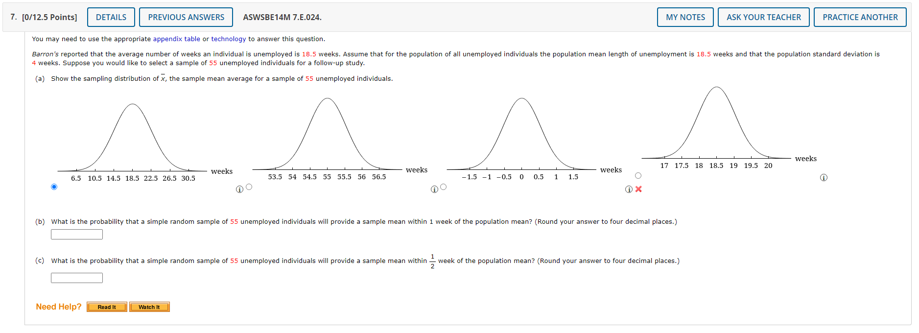 Solved 7. [0/12.5 Points] DETAILS PREVIOUS ANSWERS ASWSBE14M | Chegg.com