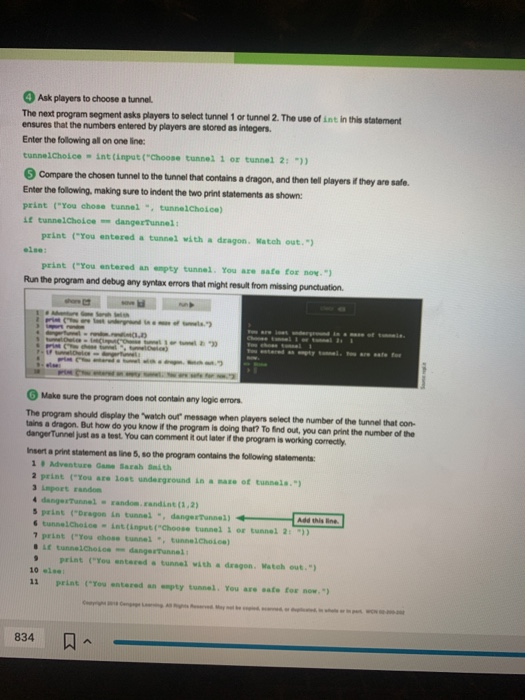 Solved THE ORIGINAL ADVENTURE GAME WAS TEXT BASED. Gamers | Chegg.com
