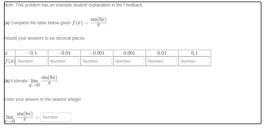 Solved (a) Complete the table below given f(x)=xsin(8x). | Chegg.com