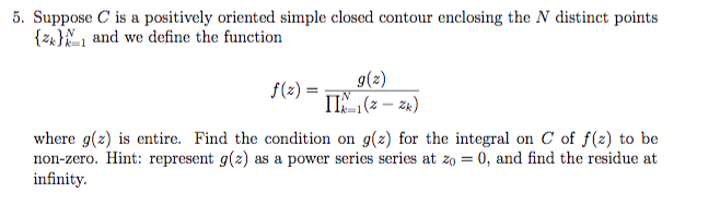 Solved 5. Suppose C is a positively oriented simple closed | Chegg.com