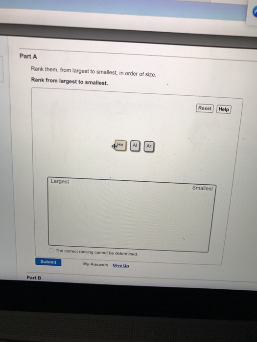 solved-part-a-rank-them-from-largest-to-smallest-in-order-chegg