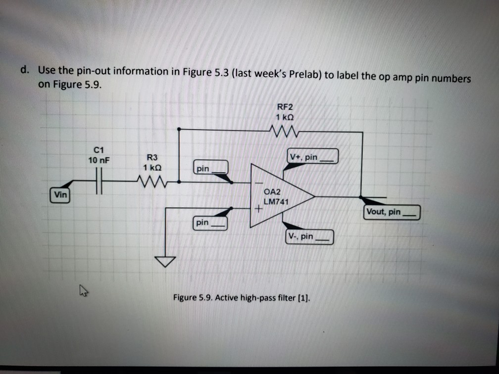 Solved 2Vpp. Vout = - RF 2.2k M (V+, pin R1 1 ko M OA1 LM741 | Chegg.com