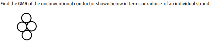 Solved Find the GMR of the unconventional conductor shown | Chegg.com