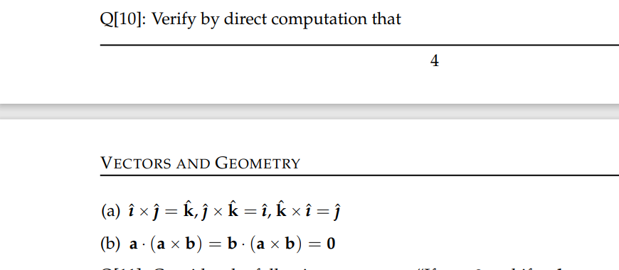 Solved Q[10]: Verify by direct computation that 4 4 VECTORS | Chegg.com