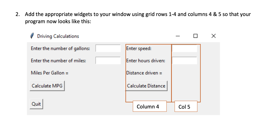 Solved Objectives: Create a GUI user interface Call | Chegg.com