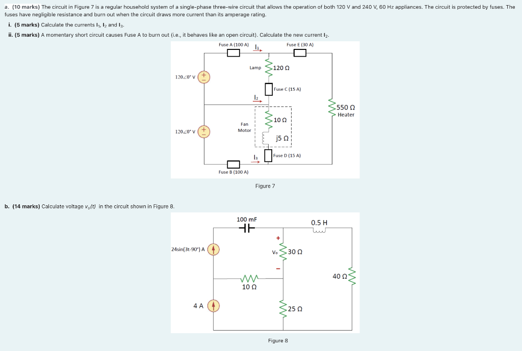 Solved fuses have negligible resistance and burn out when | Chegg.com