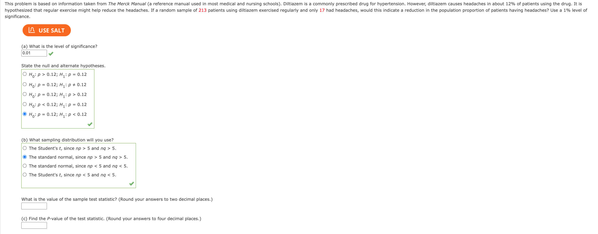 Solved gnificance. (a) What is the level of significance? | Chegg.com
