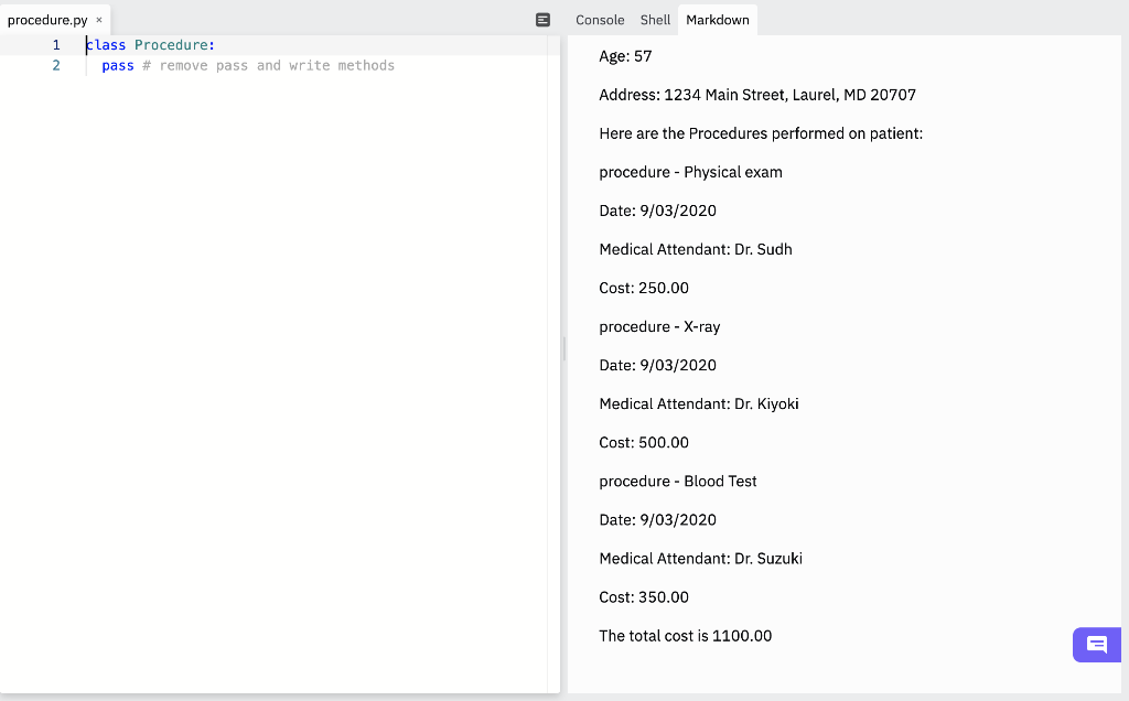 Solved E Console Shell Markdown main.py x 1 Preview of | Chegg.com