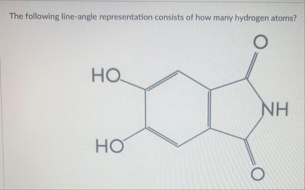 Solved The following line-angle representation consists of | Chegg.com