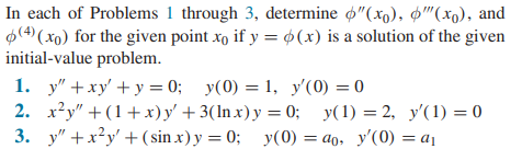 Solved In each of Problems 1 through 3 , determine | Chegg.com
