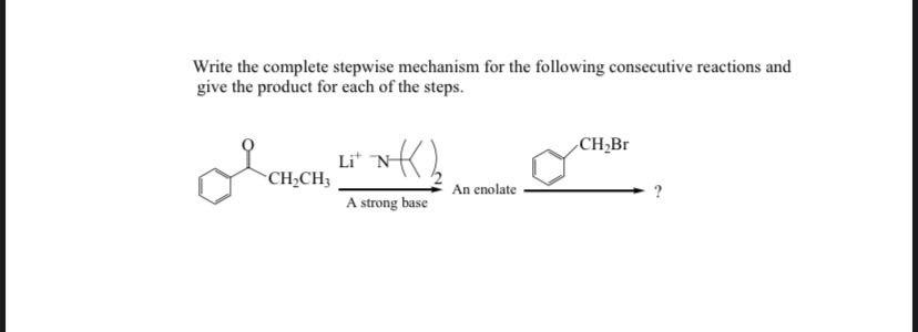 Solved Write the complete stepwise mechanism for the | Chegg.com