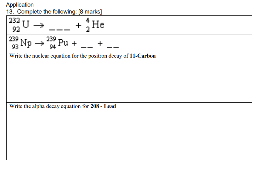 solve thisApplication13. ﻿Complete the following: [8 | Chegg.com