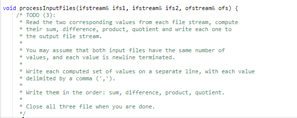 Solved In C I M Given A 2 Text Files Ifs1 And Ifs2 And