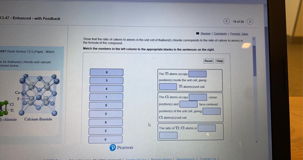 Solved Show that the ratio of cations to anions in the unit | Chegg.com