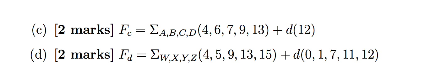 Solved Using Karnaugh maps, find a minimal sum-of-products | Chegg.com