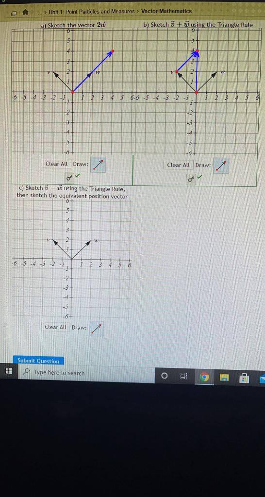 Solved → Unit 1 Point Particles and Measures > Vector | Chegg.com