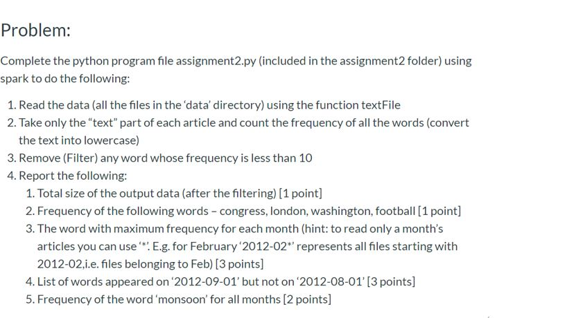Problem Complete The Python Program File 