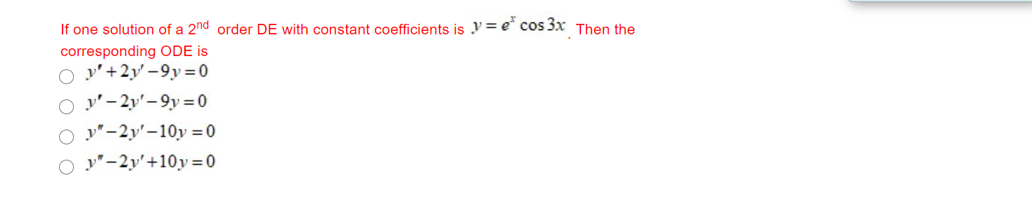 Solved Using the Method of Undetermined Coefficients, a | Chegg.com